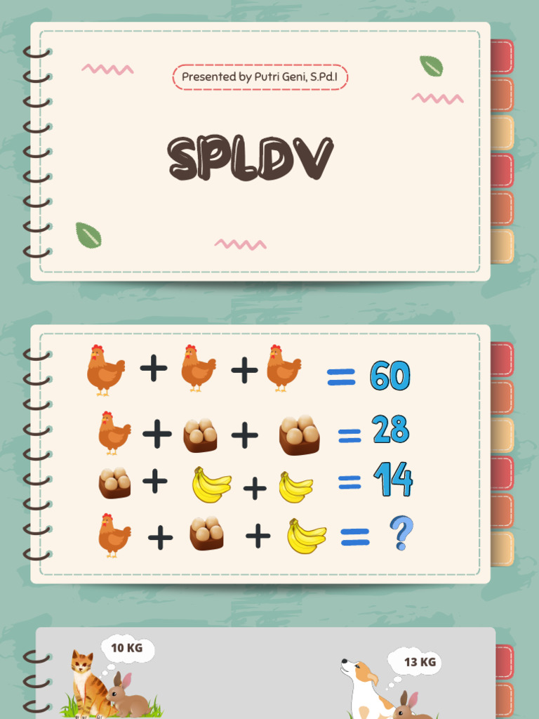 Tes Diagnostik Untuk SPLDV | PDF