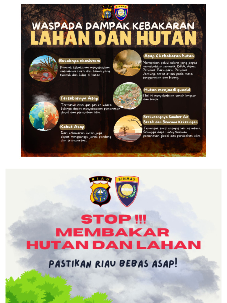 Brosur Himbauan Pencegahan Karhutla | PDF