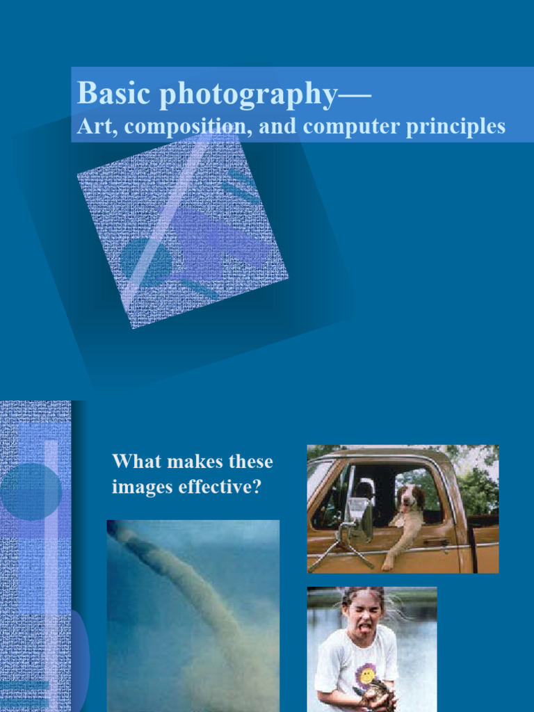Basicphotography | PDF | Composition (Visual Arts) | Computer Vision