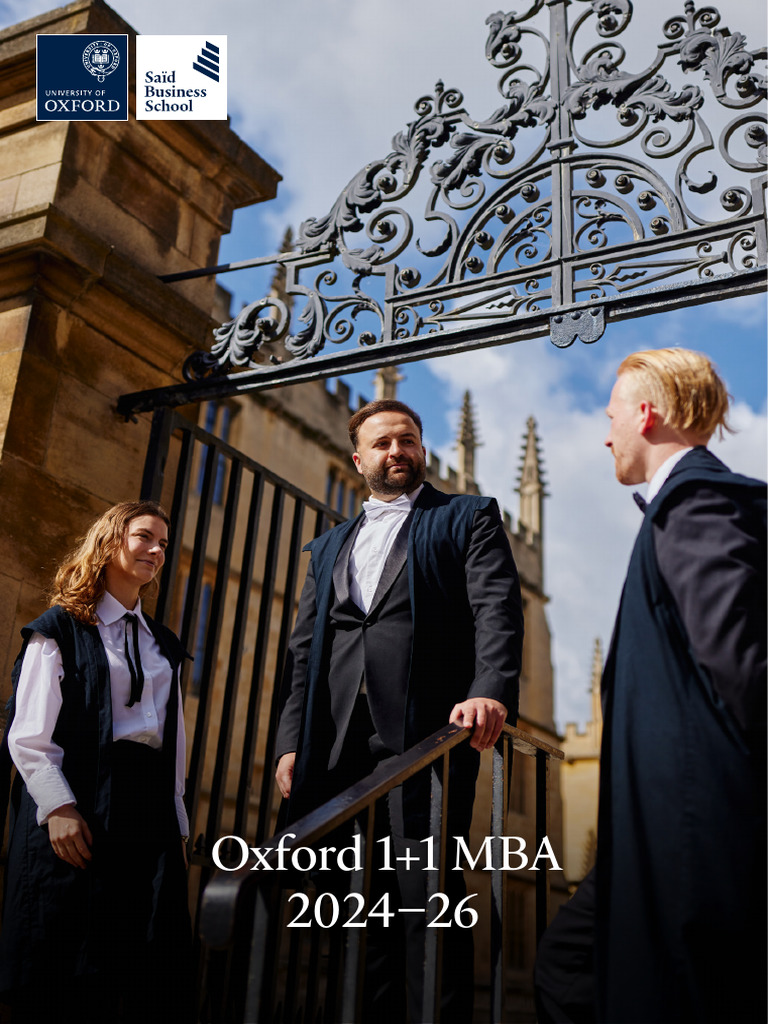 Oxford 1plus1 MBA 2024 | PDF | Master Of Business Administration ...