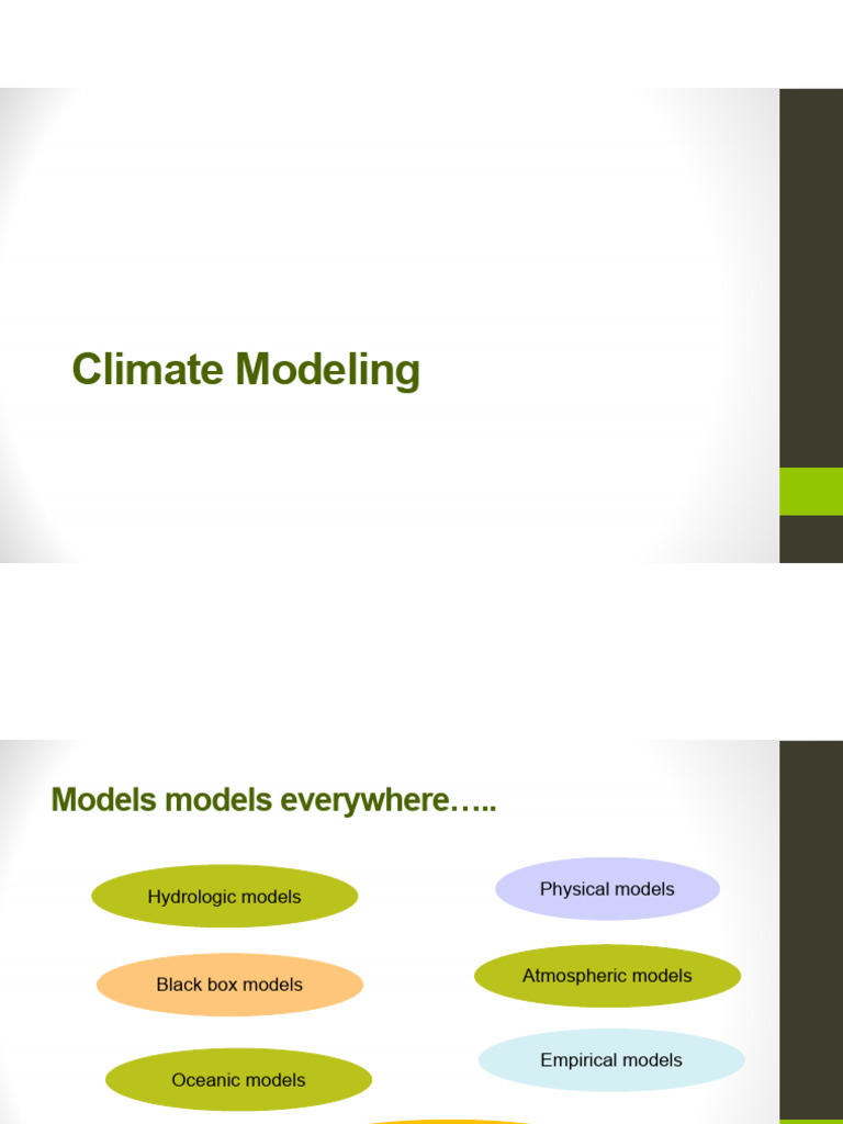 Microsoft PowerPoint - Climate Modeling - Week - 10 - 2 - 4.03 | PDF ...