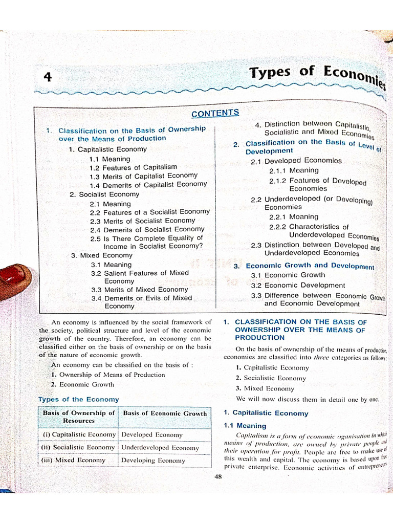 Types of Economy | PDF