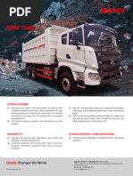 SANY SYZ440C-8W Dump Truck Overview | PDF