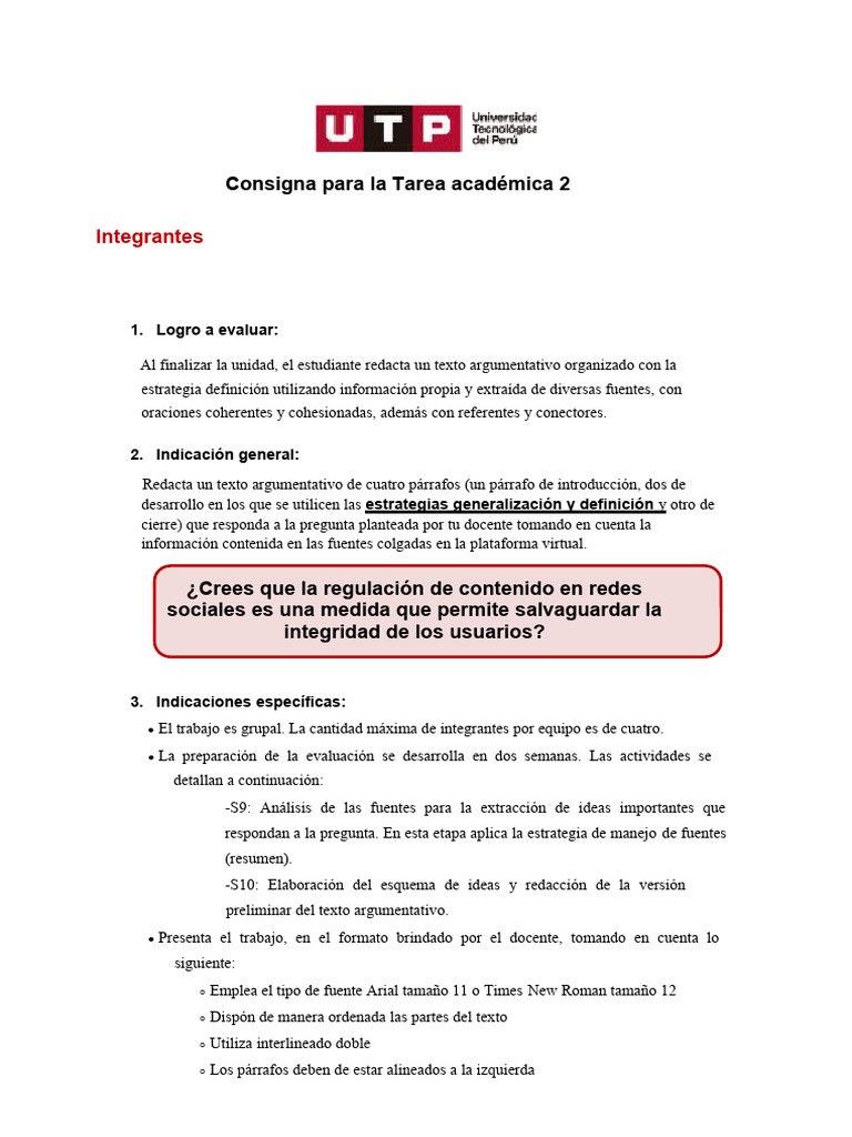 Formato de Redacción TA2 - 2024-I | PDF | Acoso cibernético | Internet