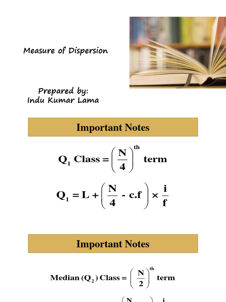 Measure of Dispersion - (Revision Worksheet) | PDF | Standard Deviation ...