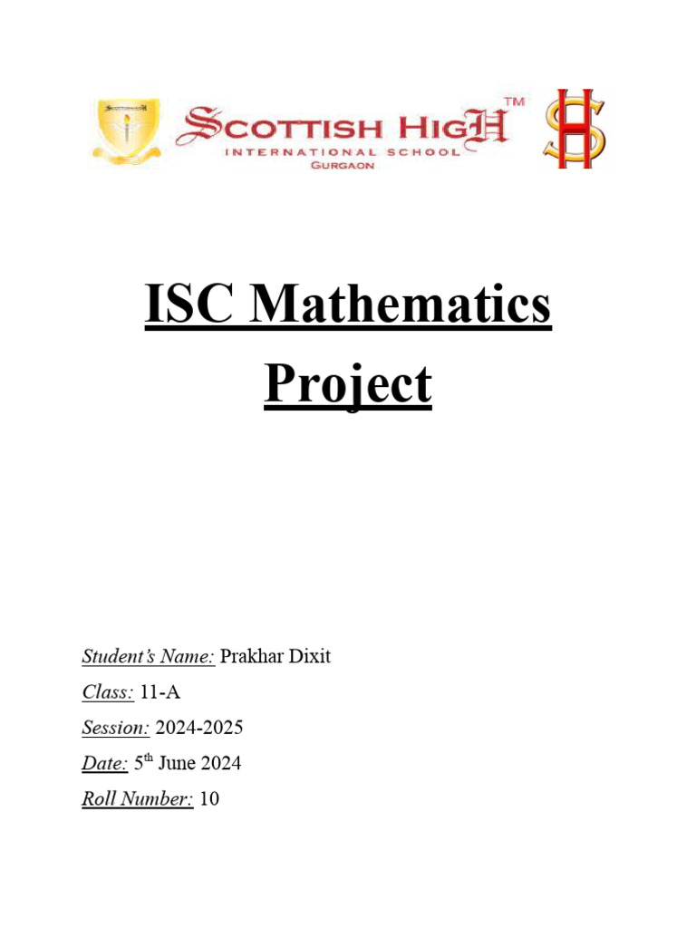 Mathematics Quadratic Equations and Graphs Project | PDF | Quadratic ...