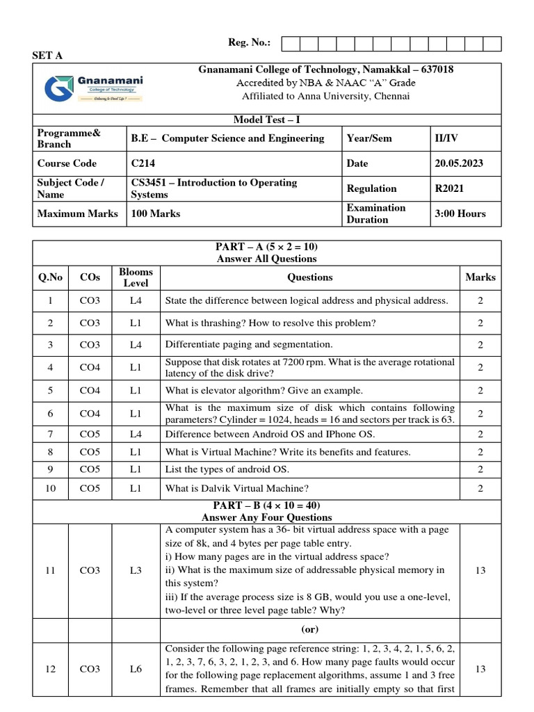 Ios Model Test Pdf Computer Hardware Computing