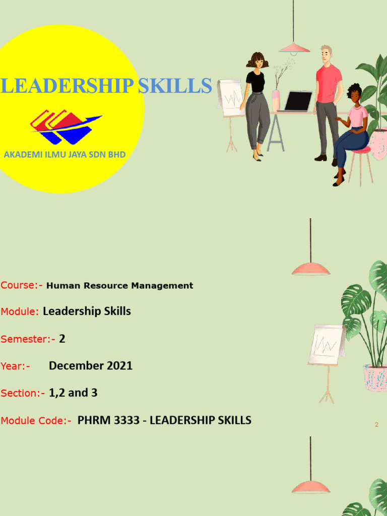 Leadership Skills | PDF | Leadership | Power (Social And Political)