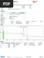OTDR 1310 Sample Report | PDF | Optical Fiber | Attenuation