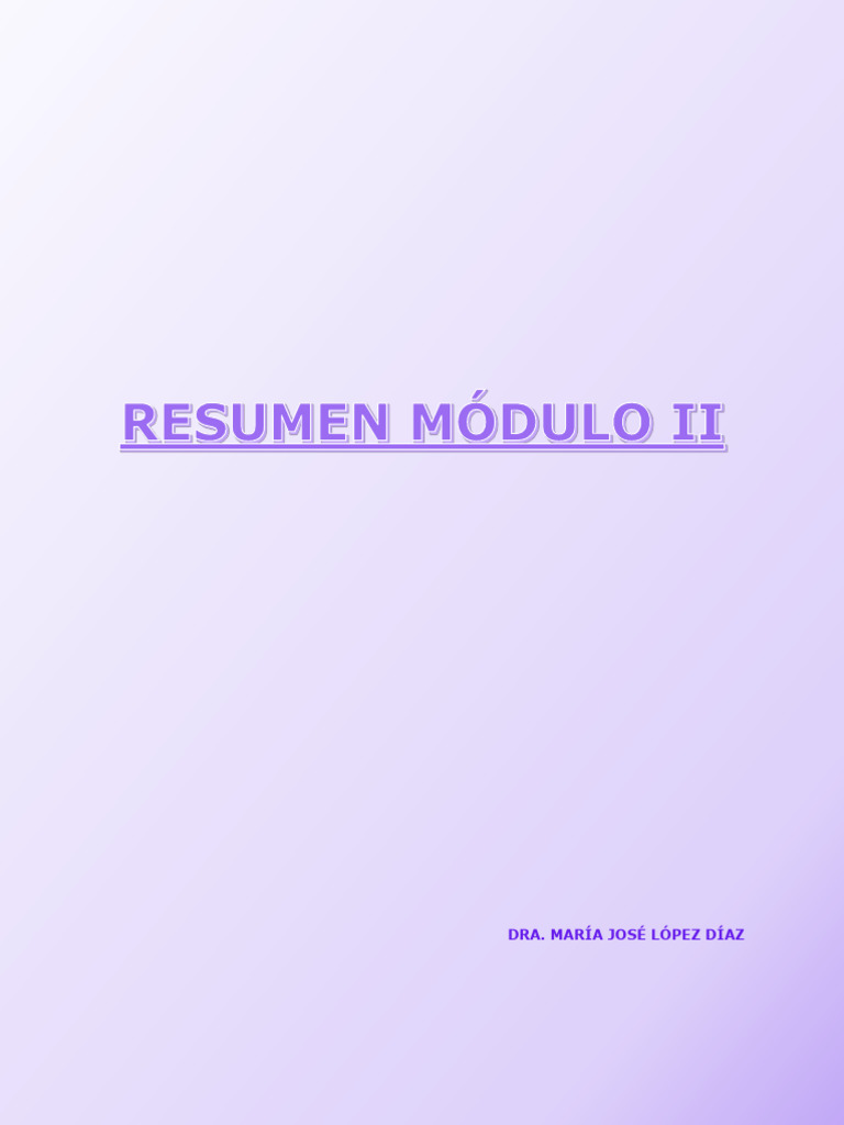 RESUMEN DEL MÃ DULO II Dra LÃ Pez DÃ Az PDF | PDF | Mamografía | Ultrasonido médico
