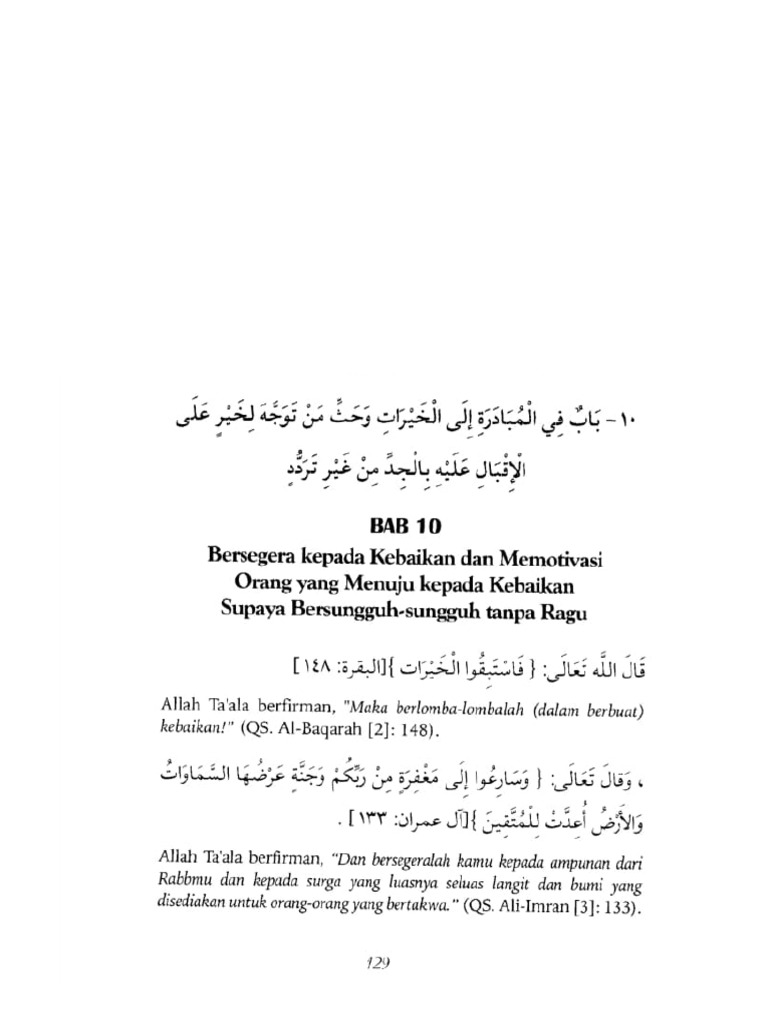 Riyadhush Shalihin Bab 10 | PDF