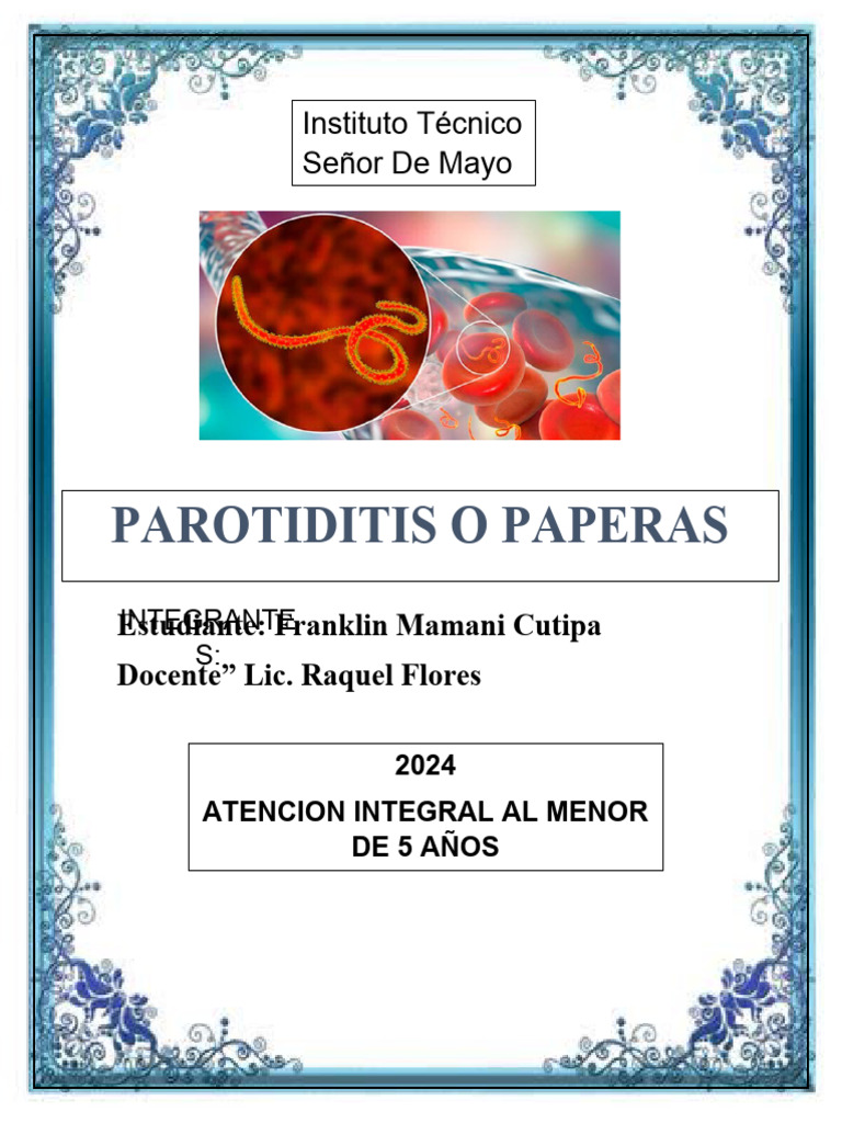 Papera | PDF | Enfermedades y trastornos | Inmunología