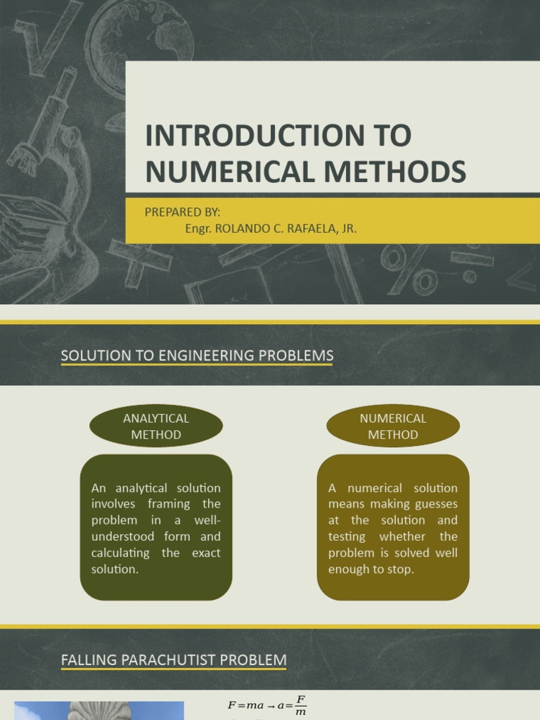 02 Introduction To Numerical Methods | PDF | Numerical Analysis | Mathematical Objects