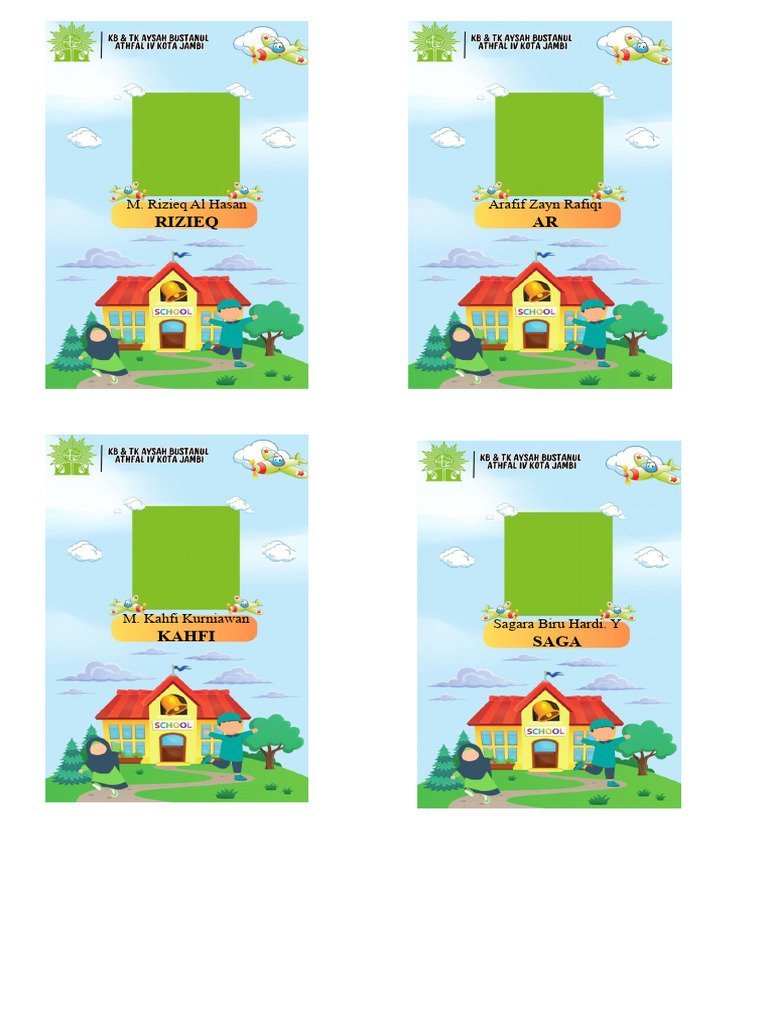 Id Card Anak Fix | PDF | Griya & Taman