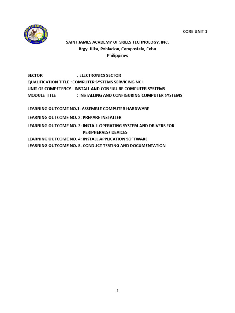 CSS CORE UNIT 1 | PDF | Booting | Bios