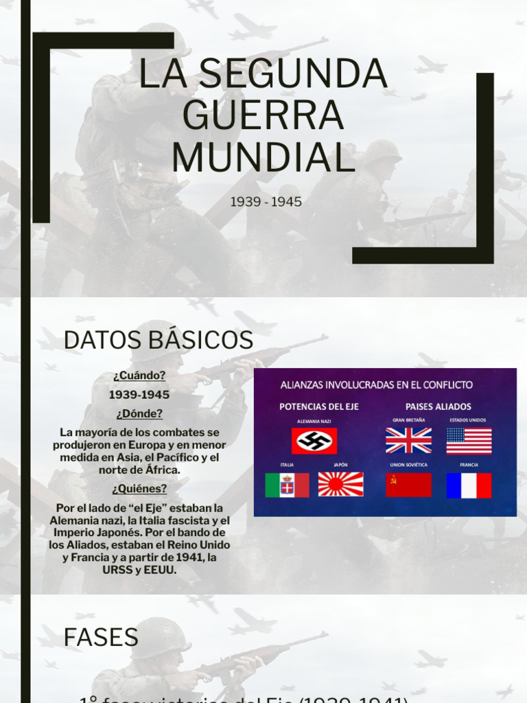 Resumen de la Segunda Guerra Mundial | PDF | Alemania nazi | Aliados de ...