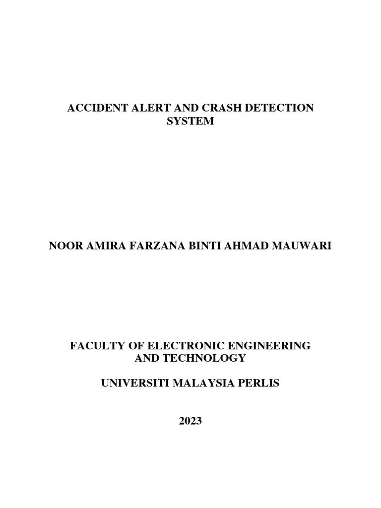 Final Year Report | PDF | Arduino | Microcontroller