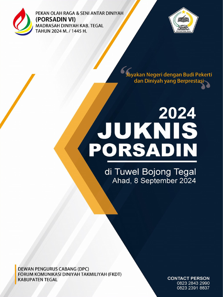 PORSADIN VI Kabupaten Tegal 2024 | PDF
