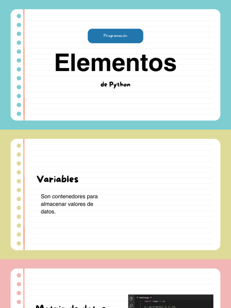Elementos de Python | PDF