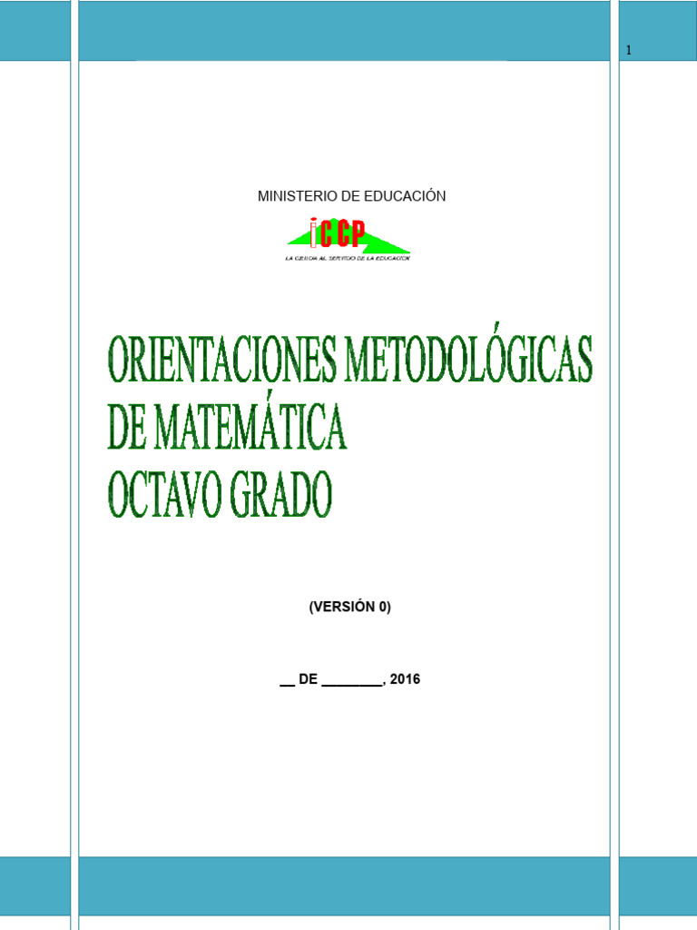 Orientaciones metodológicas de Matemática en la Enseñanza media | Descargar gratis PDF | Números ...
