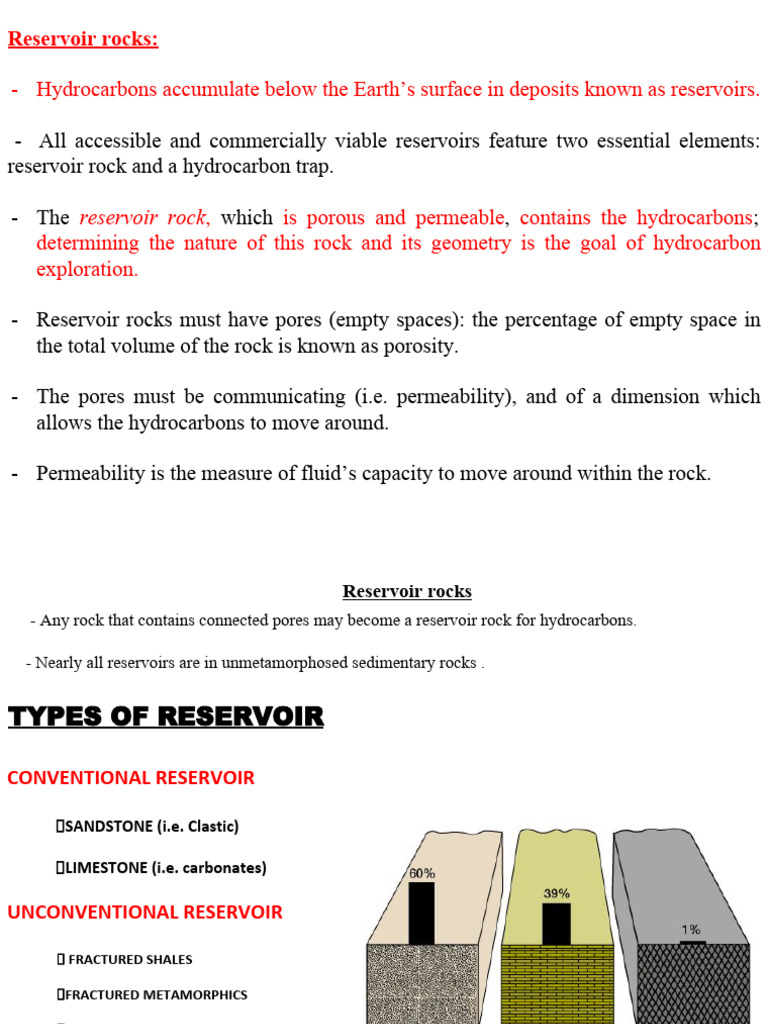 Reservoir Rocks (PET GEO) | PDF | Limestone | Petroleum Reservoir