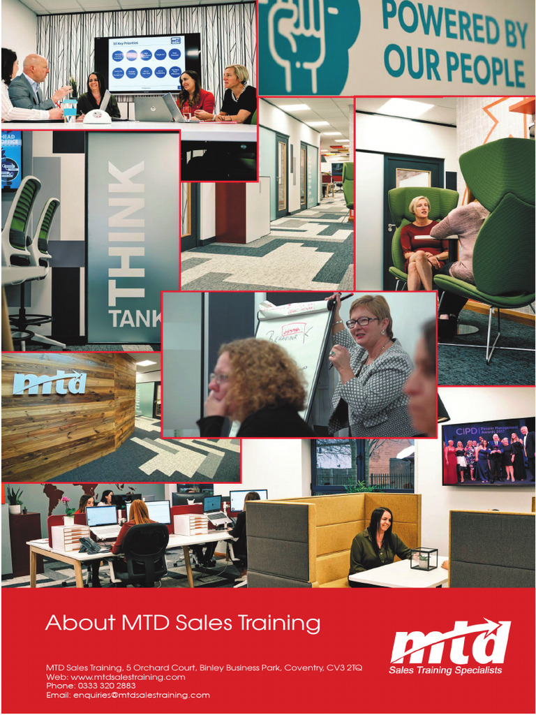 Mtd Sales Training Brochure Pdf Learning