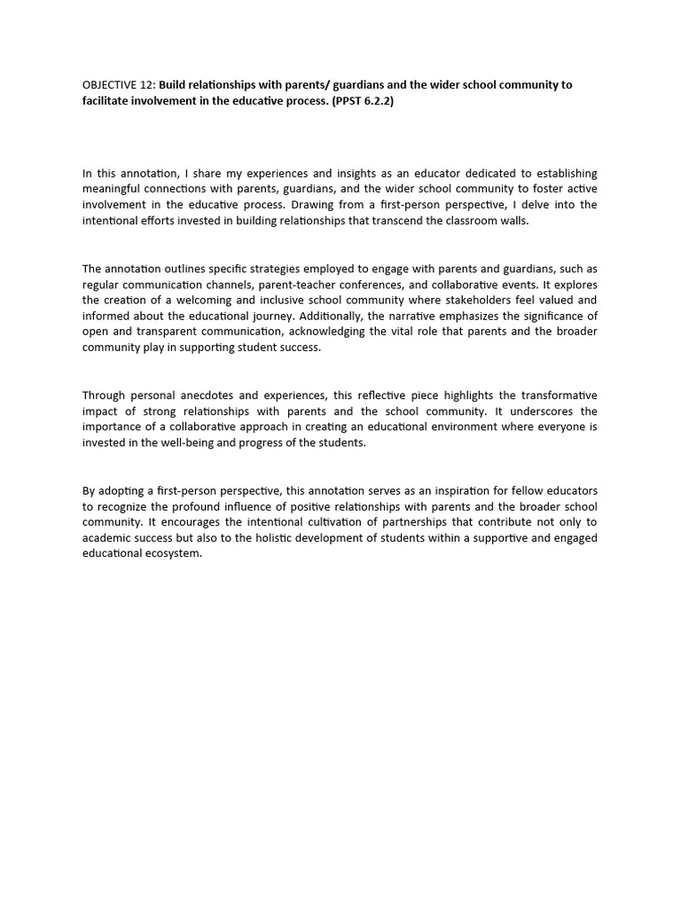 Objective 12 | PDF | Social Science