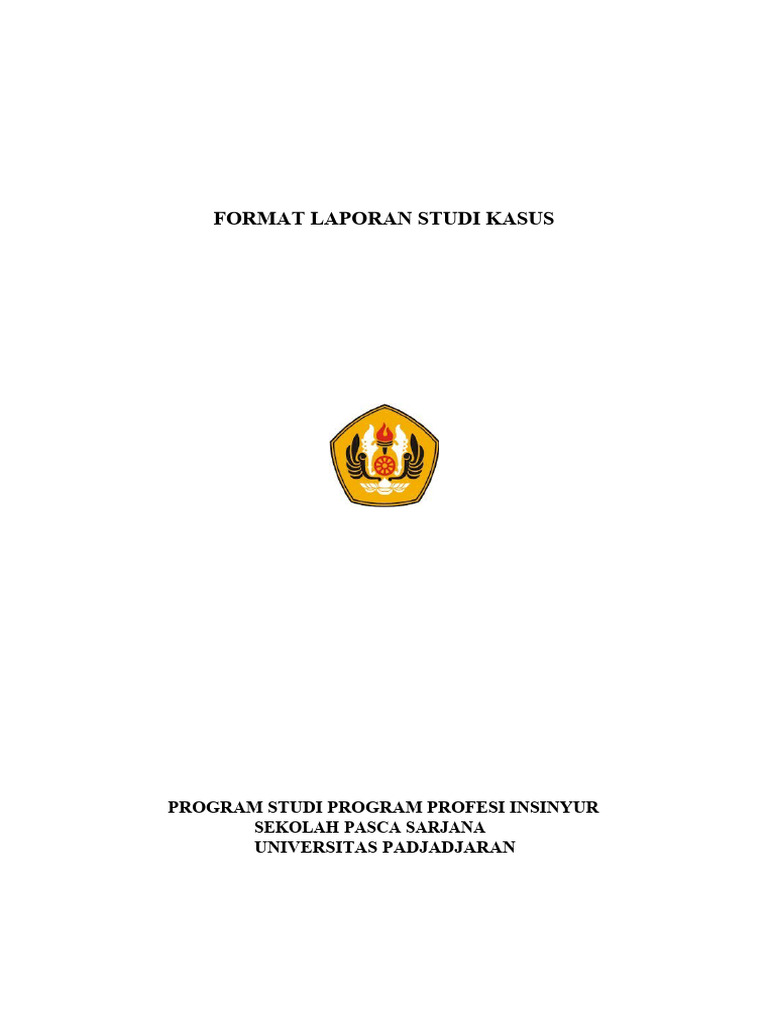 04. Format Laporan Studi Kasus[1] | PDF