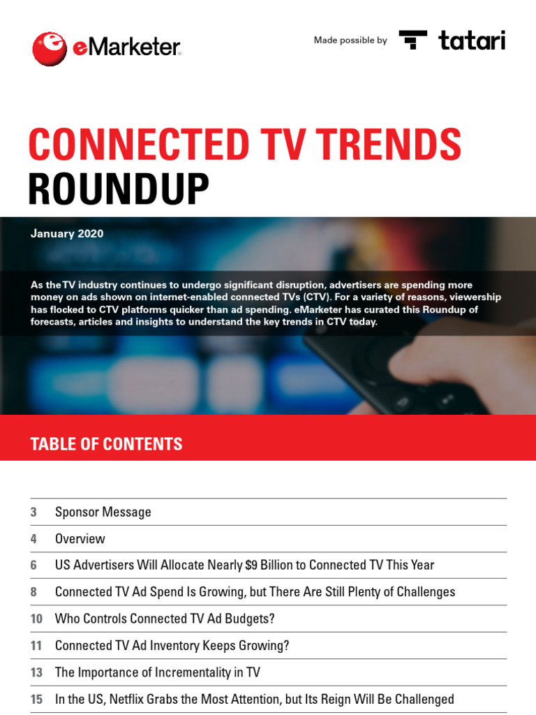 Tatari-Connected TV Roundup - 391494682 Rev4 | PDF | Online Advertising ...