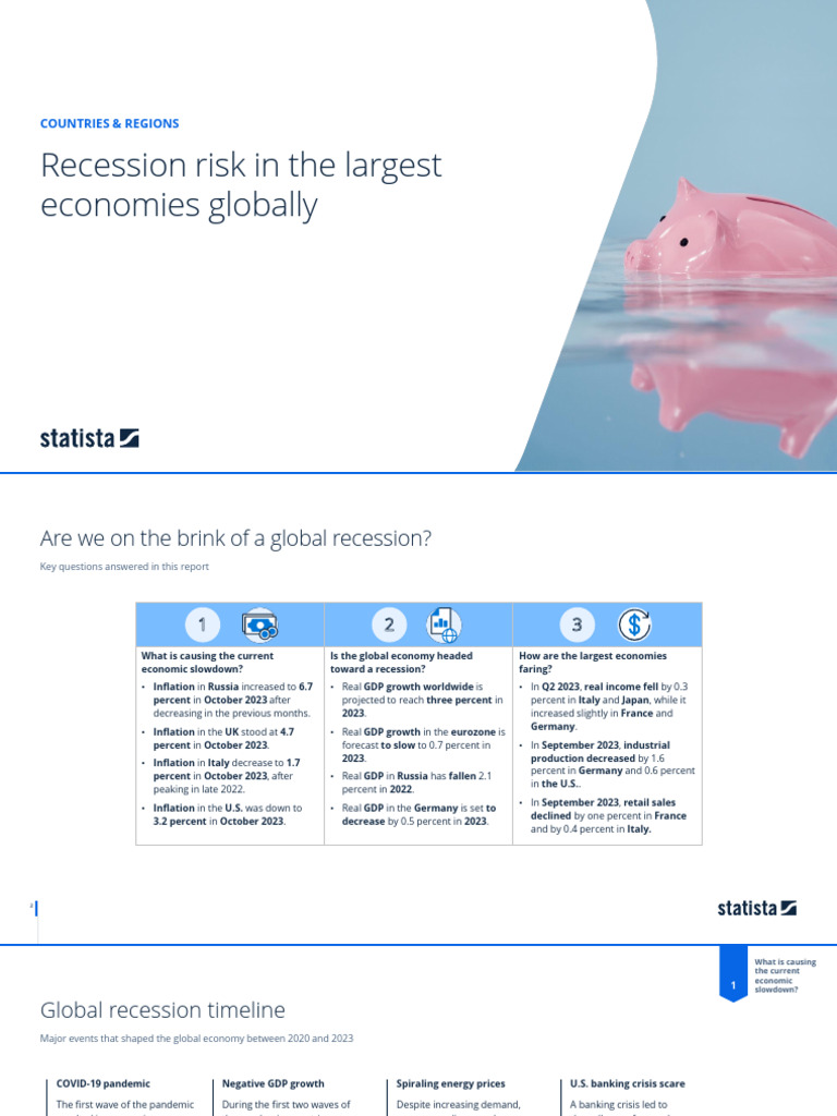 Study Id123858 Global-Recession-Indicators | PDF | Recession | Inflation