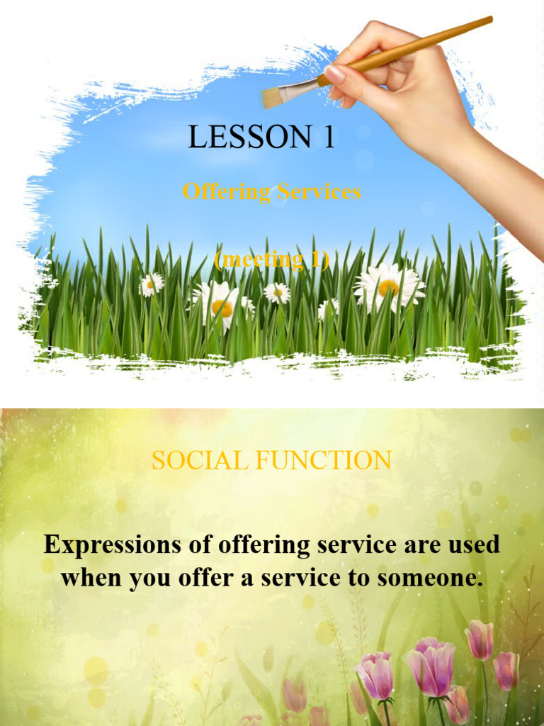 Offering Service | PDF