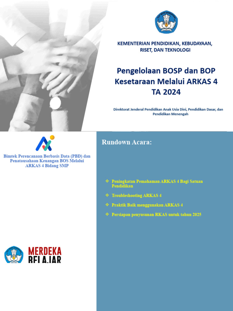 Pengelolaan BOSP Dan BOP Kesetaraan Pada ARKAS | PDF