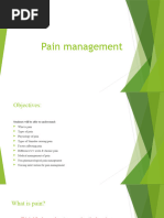 PAIN MANAGEMENT ppt | PDF | Pain Management | Analgesic