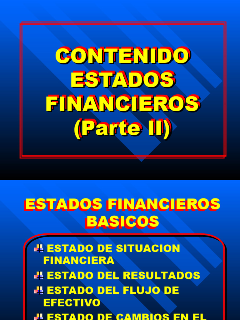 Estados 2.Ppt | PDF | Hoja de balance | Compartir (Finanzas)