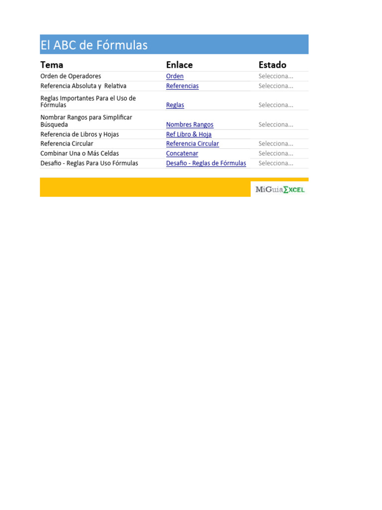C5 ABC de Fórmulas Resuelto | PDF