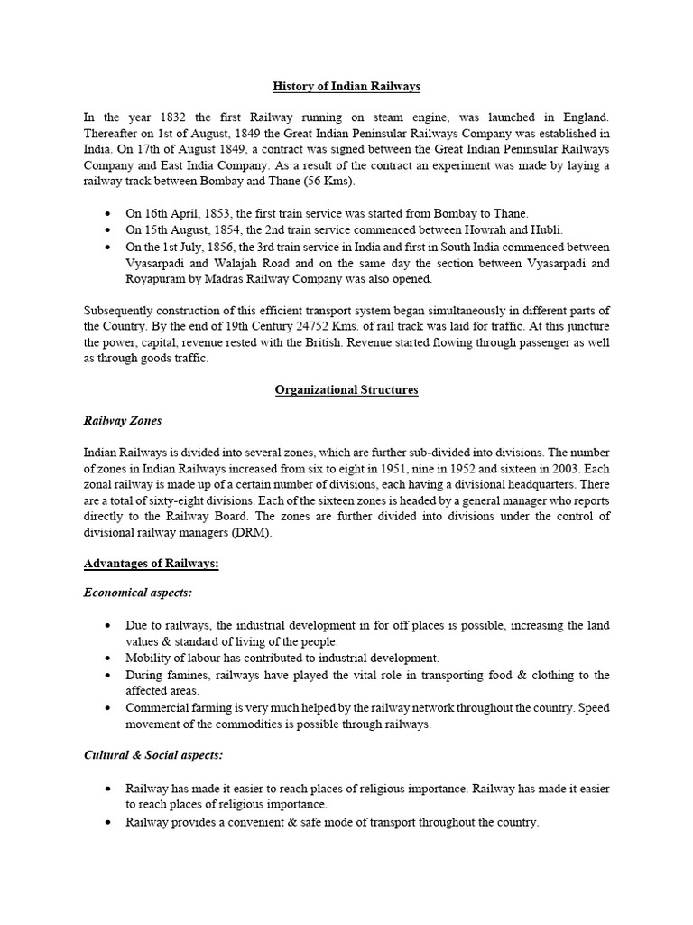 railway notes_edited | PDF | Track Gauge | Rail Transport