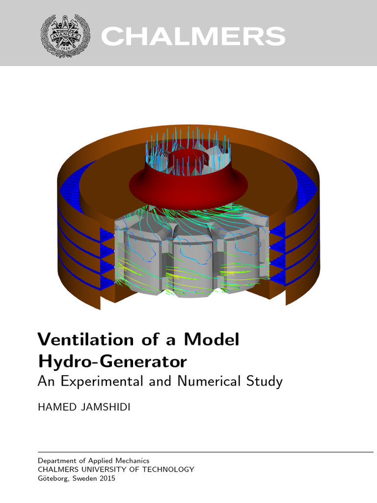 Ventilation of Model Hydro-Generator | PDF | Computational Fluid ...