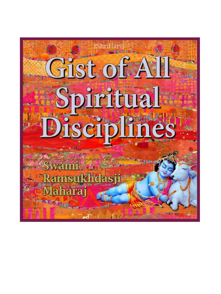 The Gist of All Spiritual Disciplines | PDF | Bhagavad Gita | Soul