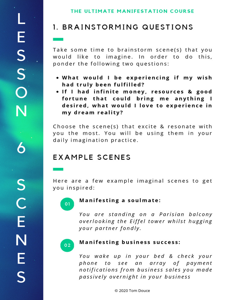 Imagination Worksheet 2 | PDF