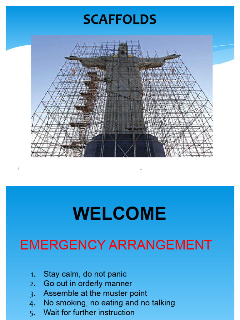 Scaffolding training.ppt | Download Free PDF | Scaffolding | Safety