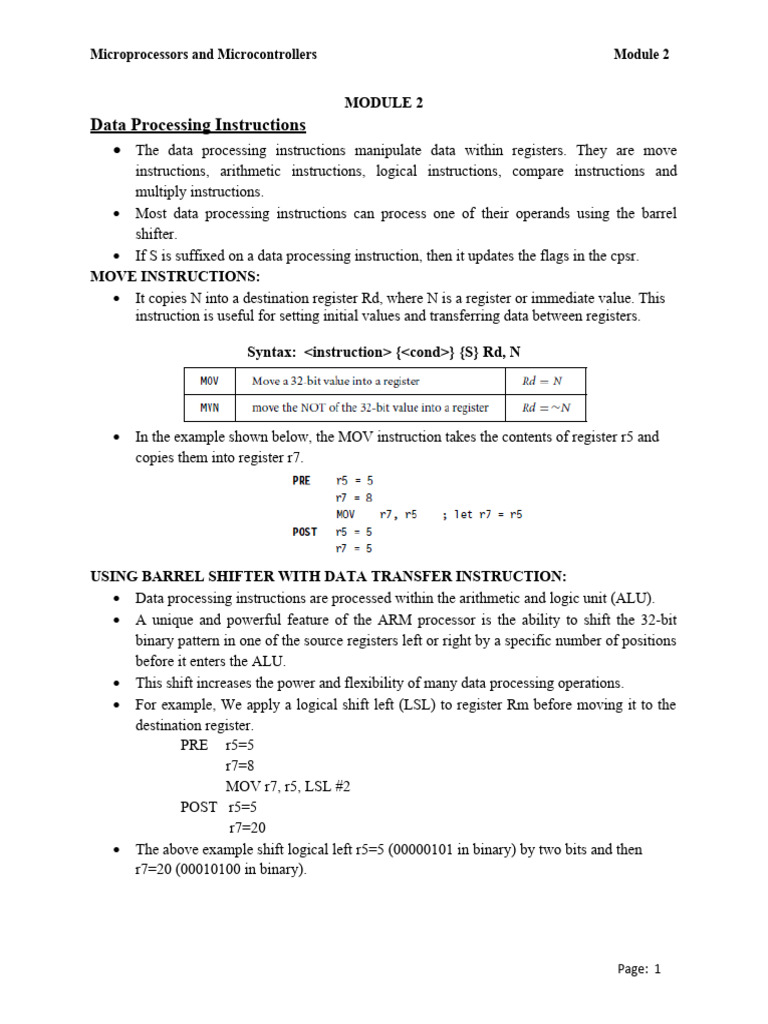 MC Module-2 | PDF | Central Processing Unit | Computer Program