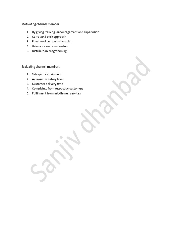 Channel Member Management Guide | PDF