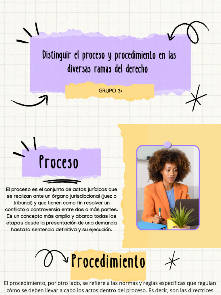Proceso vs Procedimiento en Derecho | PDF | Finanzas y dinero | Derecho