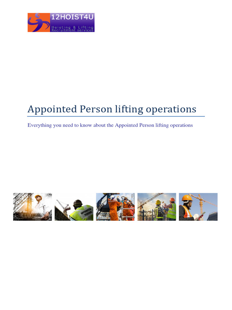 Everything To Know About The Appointed Person | PDF | Occupational ...