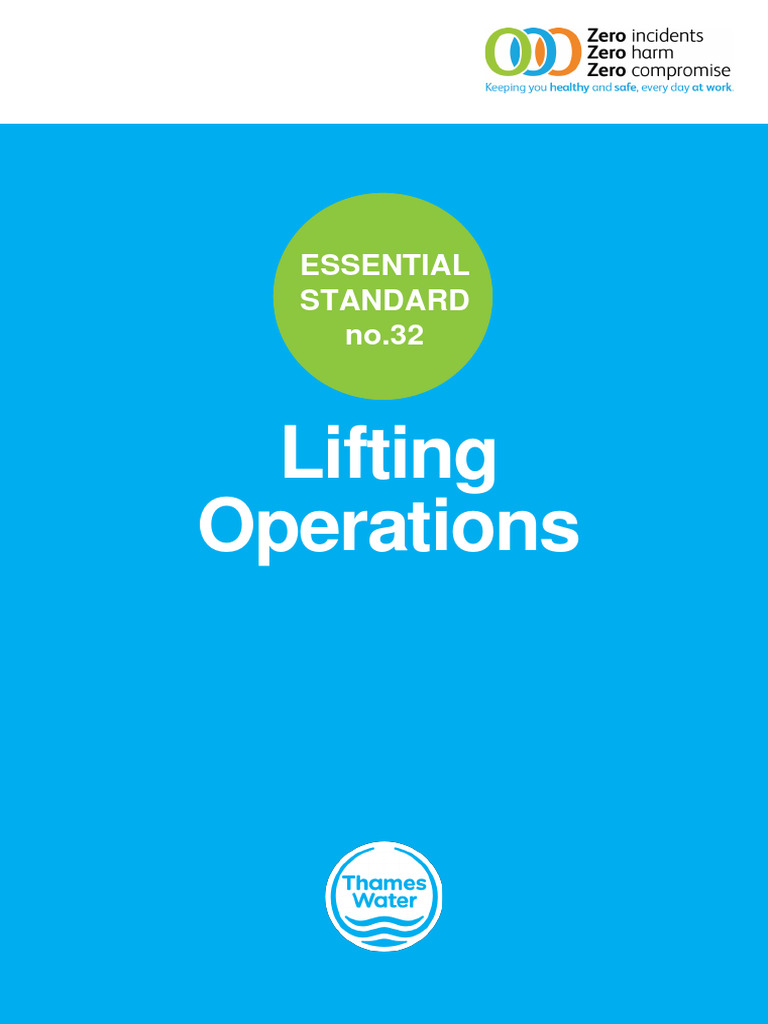 Safe Lifting Operations Guidelines | PDF | Technology & Engineering