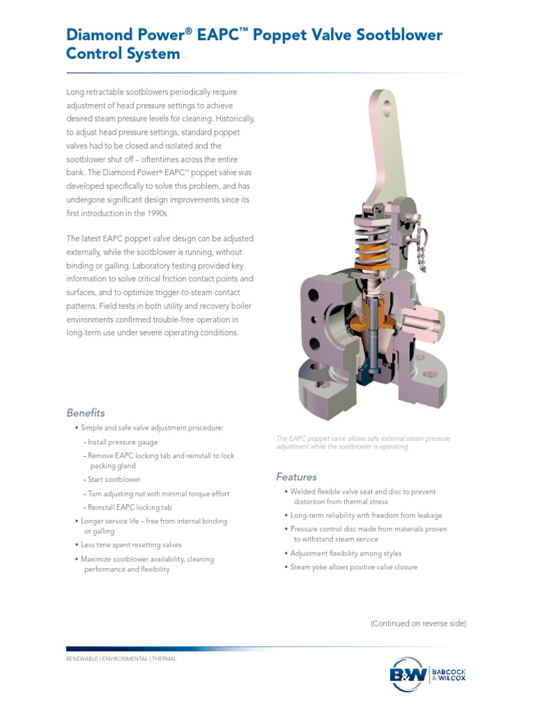 Poppet Valve Sootblower | PDF | Valve | Building Engineering