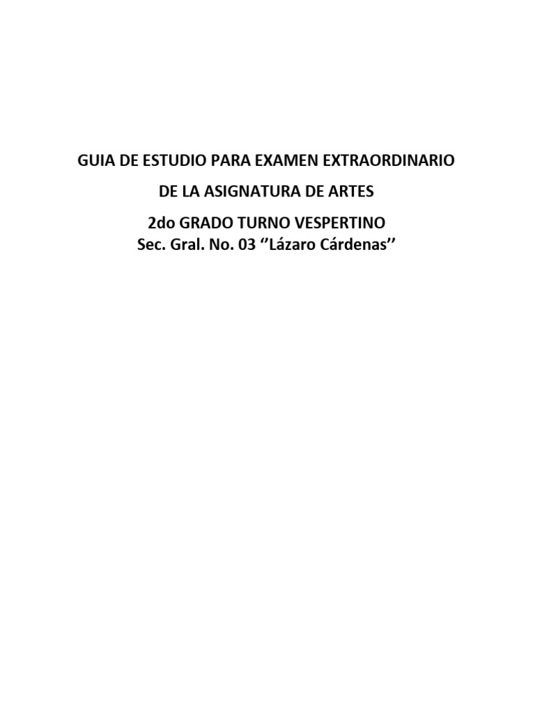 Sec 3 Guia 2do | PDF