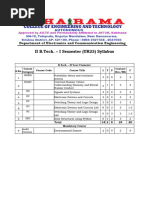 B.Tech_R23_II_Year_CSE_Syllabus_FINAL | PDF | Relational Model | Relational Database