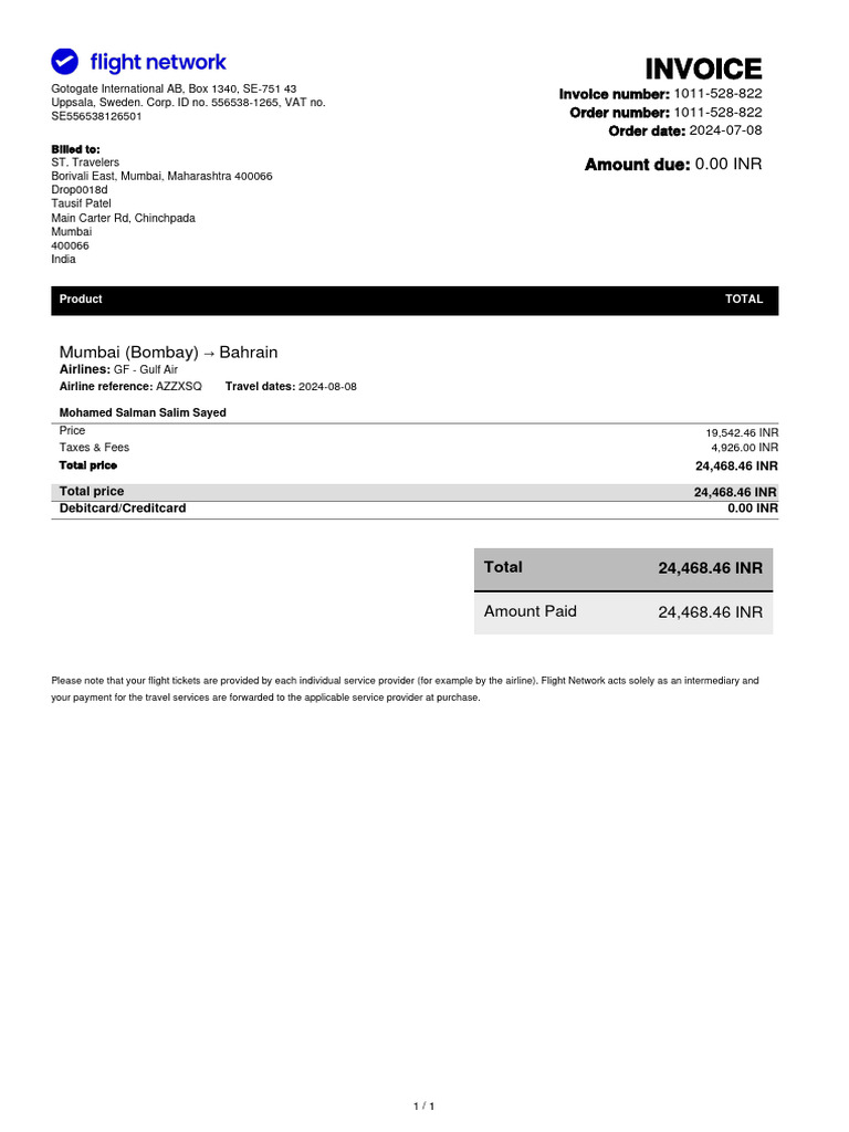 FN Receipt BOM-BAH | Download Free PDF | Business | Economies