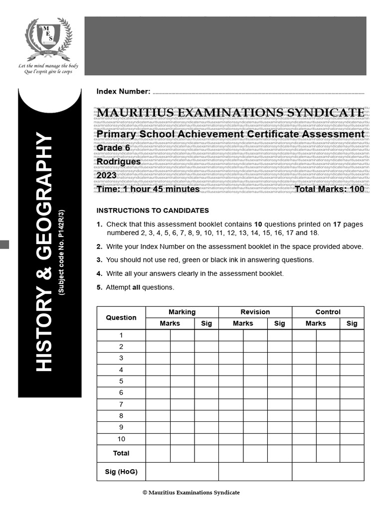 History-Geography G6 | PDF | Volcano | Eye (Cyclone)